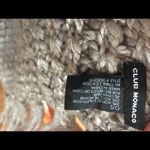 Club Monaco | Accessories | Club Monaco Chunky Knit Scarf | Poshmark